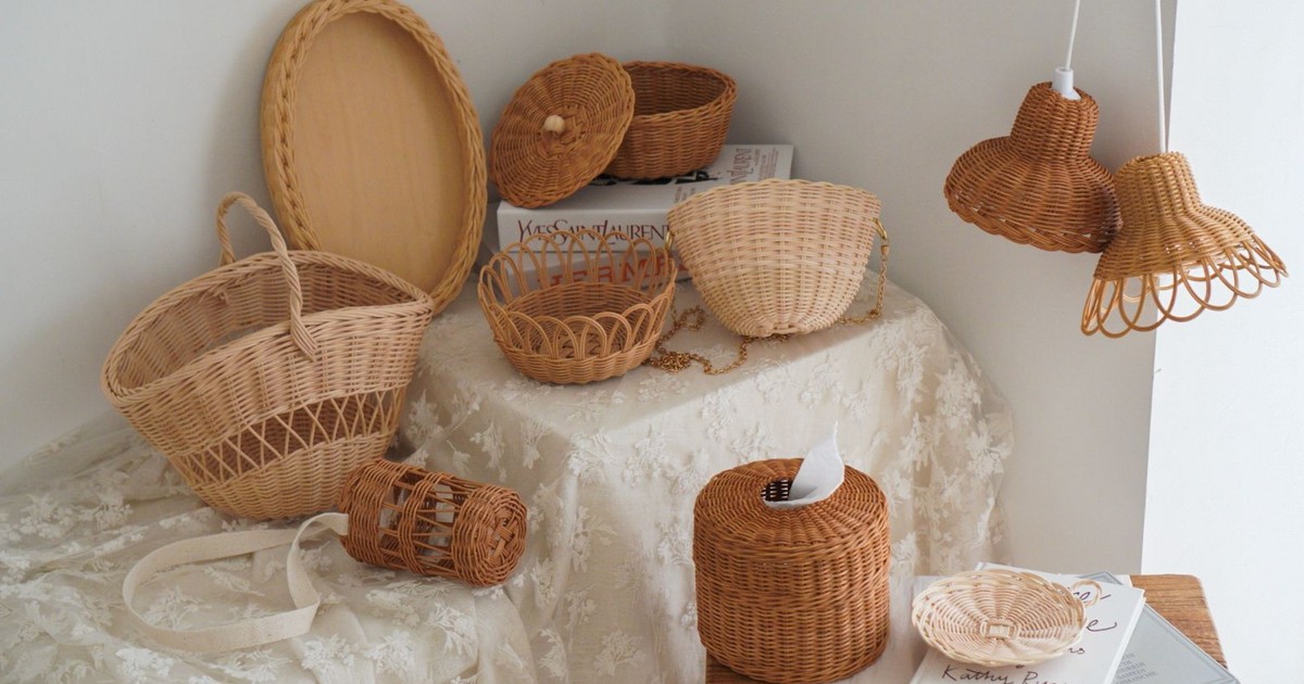 CLASS101+ | My first rattan craft, 10 kinds of rattan accessories I ...