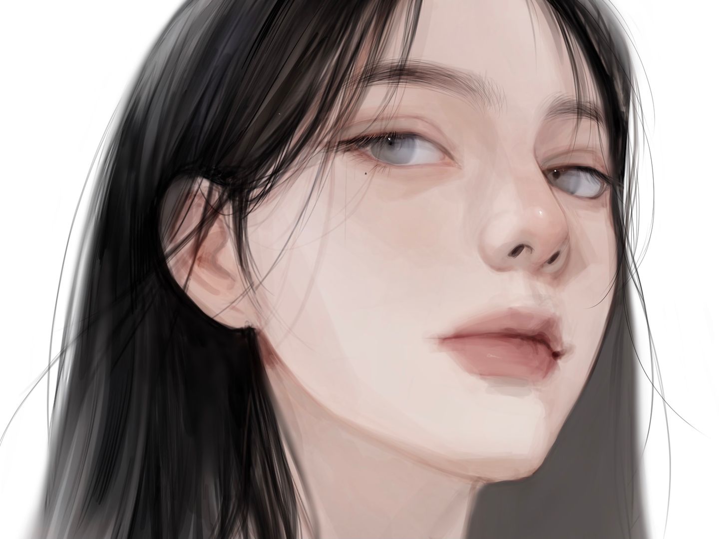 클래스101 | Portraits expressed transparently in calm colors, second iPad ...