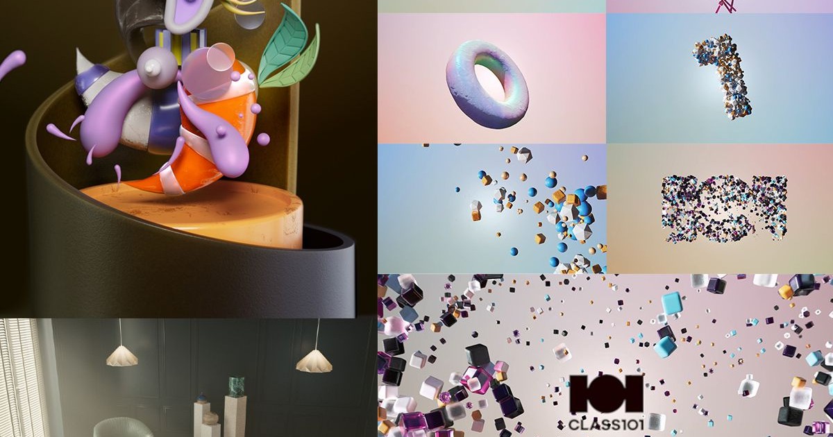 CLASS101 | 쉽고 빠른 모션그래픽 기법 총집합! Cinema 4D + Redshift 입문 클래스