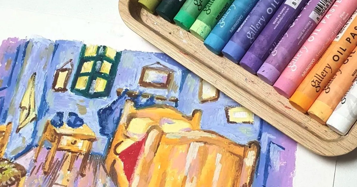 CLASS101+ | Oil pastel drawing, a masterpiece that shines from my own hands