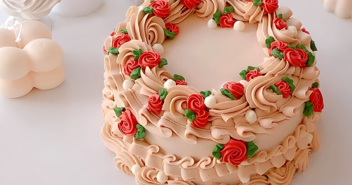 CLASS101+ | Reputation at the store ♪ Let's make a cute design cake ...