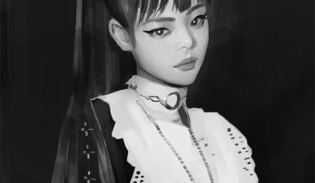 CLASS101+ | Draw a face with a basic brush that even beginners can ...