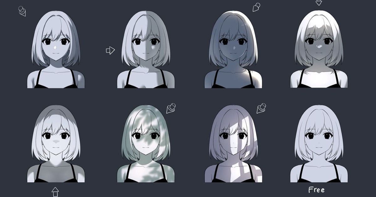 CLASS101+ | Dramatic character illustrations with lighting