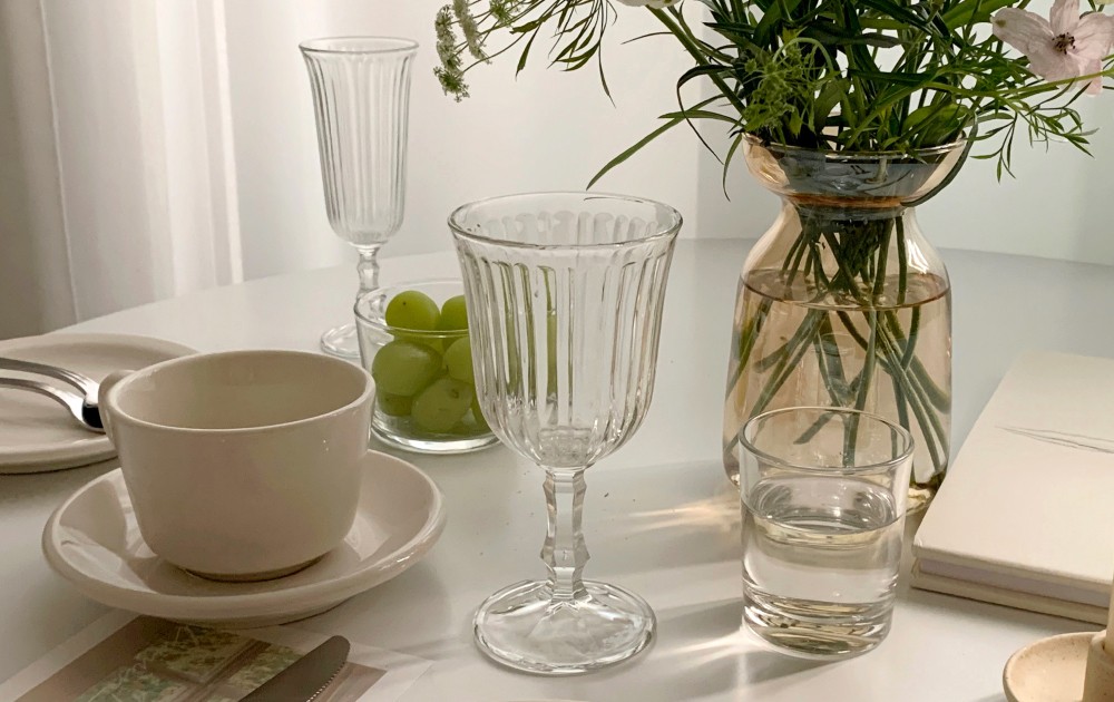 CLASS101 + | 프렌치 고블렛 와인잔 260ml 2P 세트