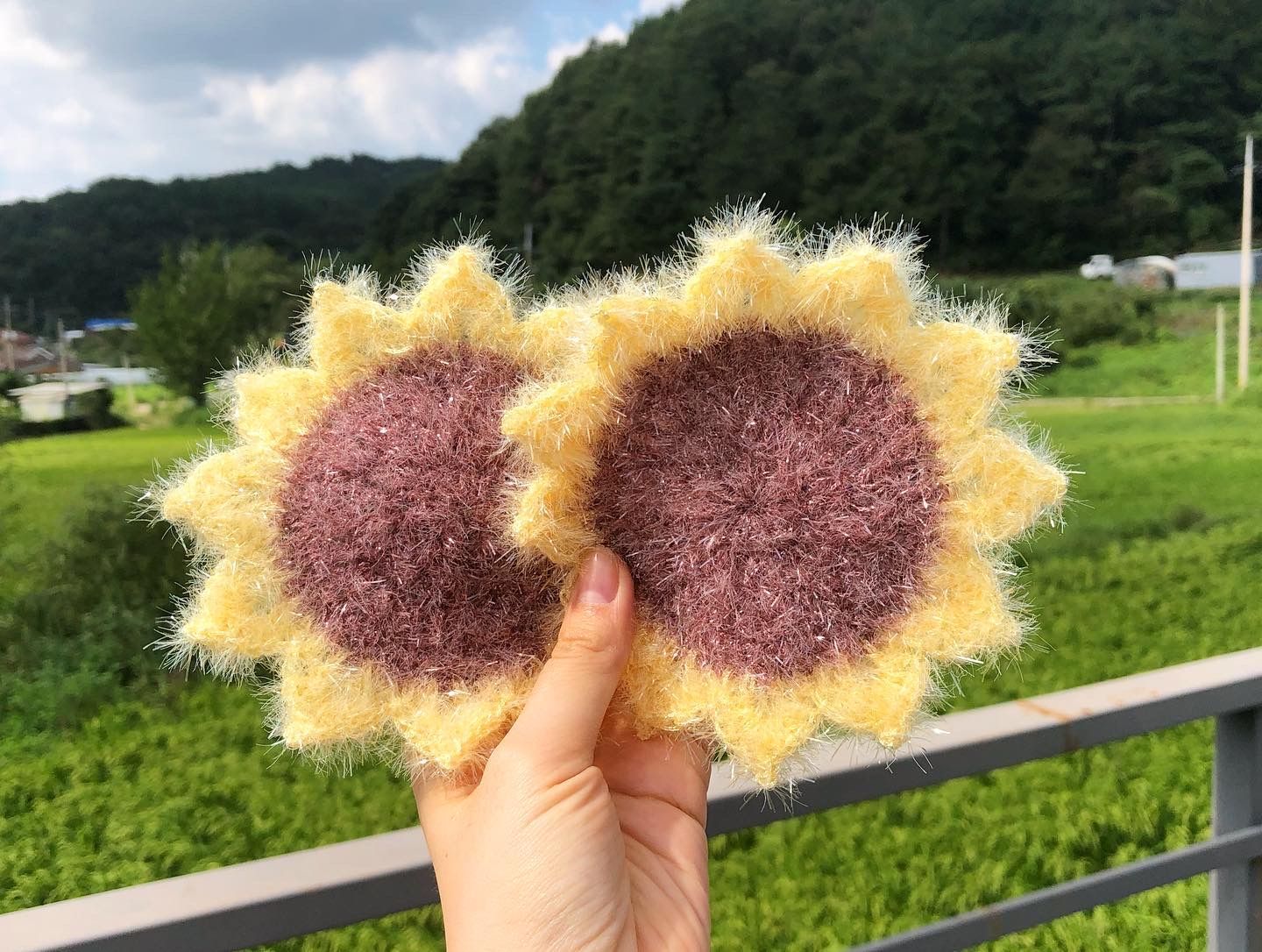 CLASS101 | DIY 단면 꽃 수세미 2종 키트 | seojin_crochet