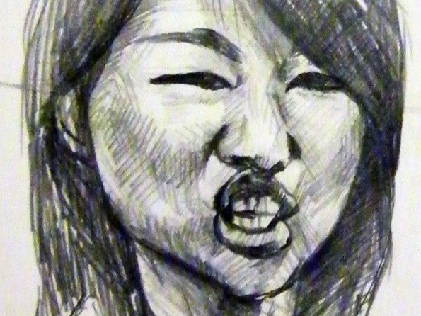 CLASS101+ | 15 minute rough drawing of a graffiti person's face