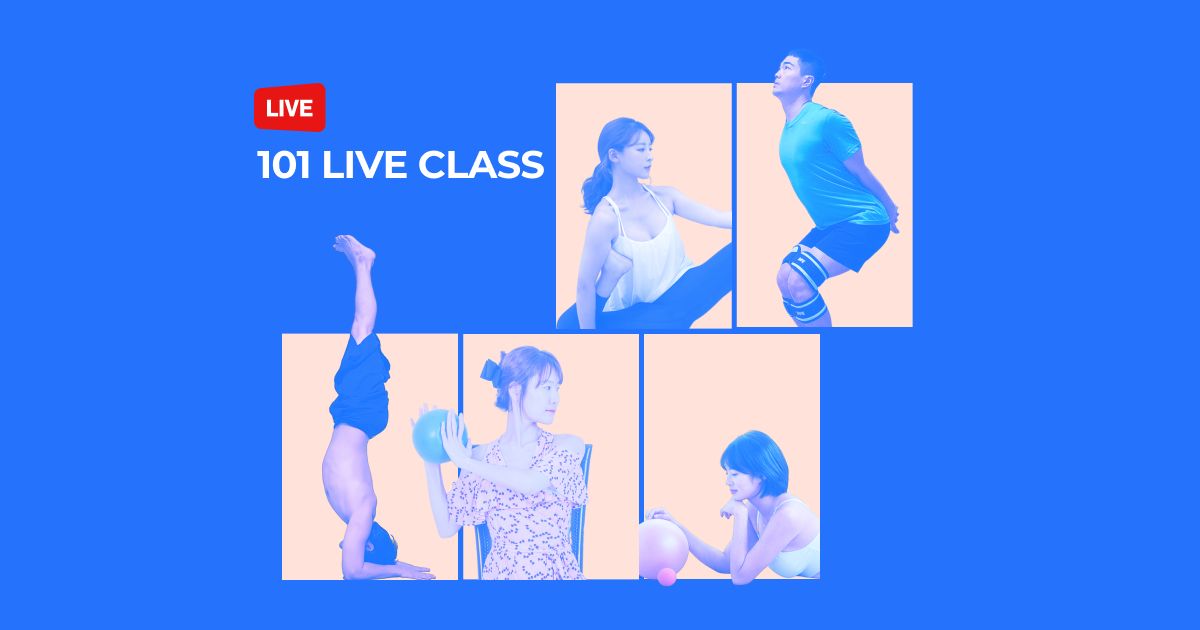 CLASS101+ | [101GYM] 언택트 온라인 LIVE 홈트레이닝