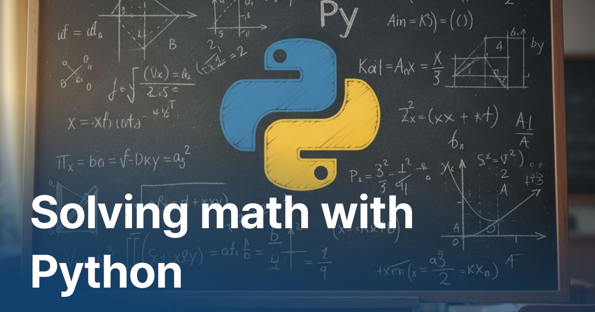 CLASS101+ | Learn Python basics to solve math: from solving equations ...