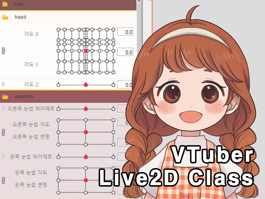 CLASS101 | 【 Live2D 】 입체적인 고개 회전 모델링 TIP 자료 | serijelk56