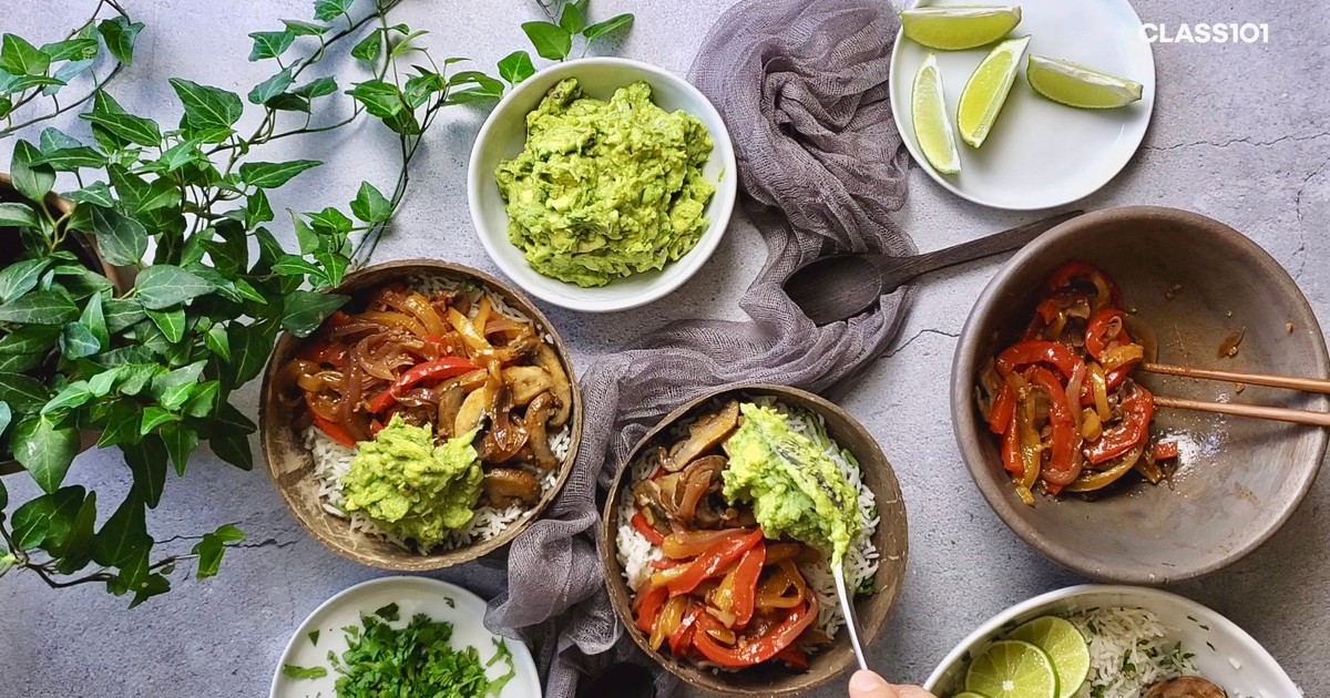 CLASS101+ | “Global vegan food” class where you can't miss anything ...