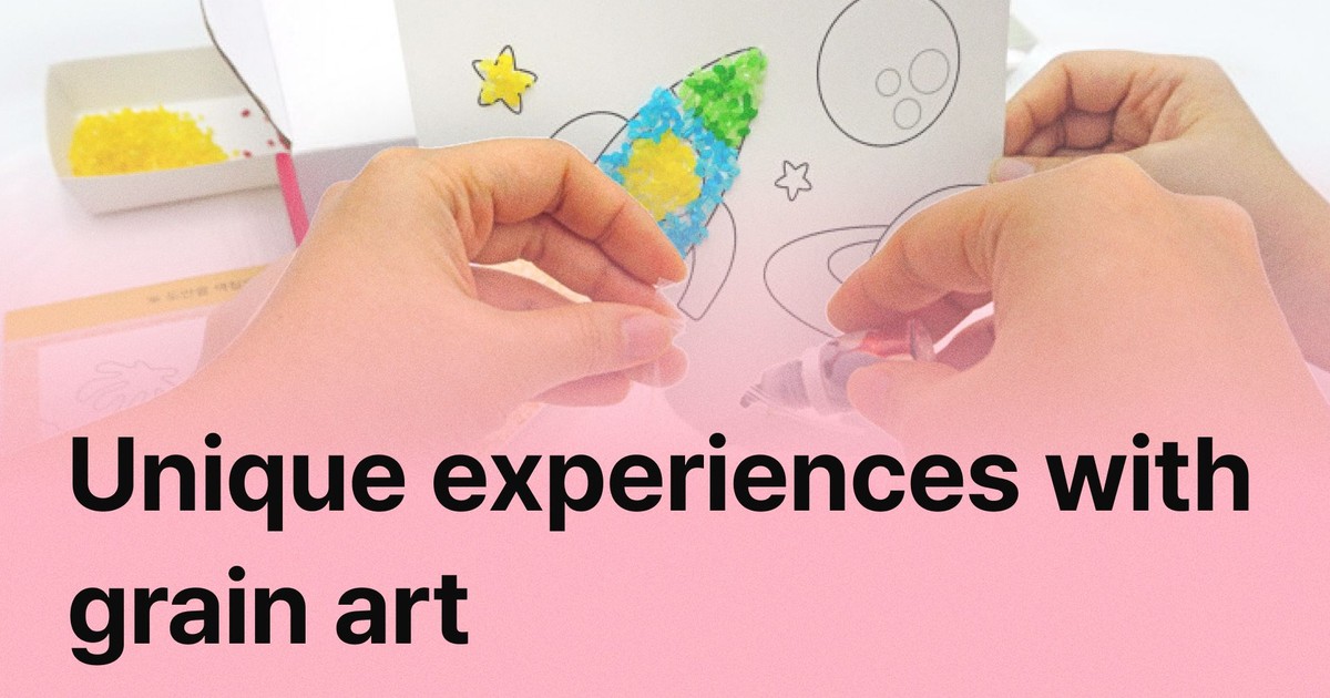 CLASS101+ | Untact Kids Work Experience Class - Grain Art Artist Edition