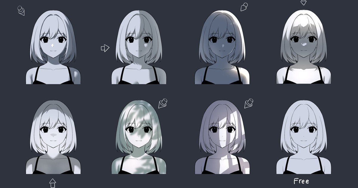 CLASS101+ | Dramatic character illustrations with lighting