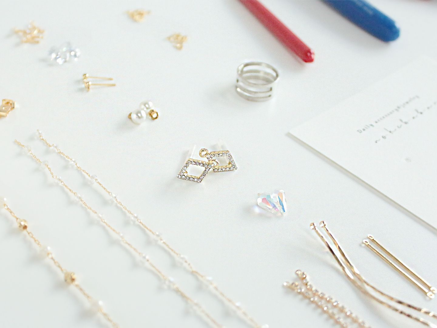 CLASS101 | DIY 녹챠방의 귀걸이&팔찌 키트 | nokchabang