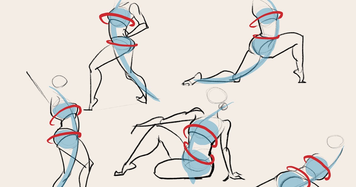 CLASS101+ | [You can draw a human body smoothly without drawing] Magical gesture drawing